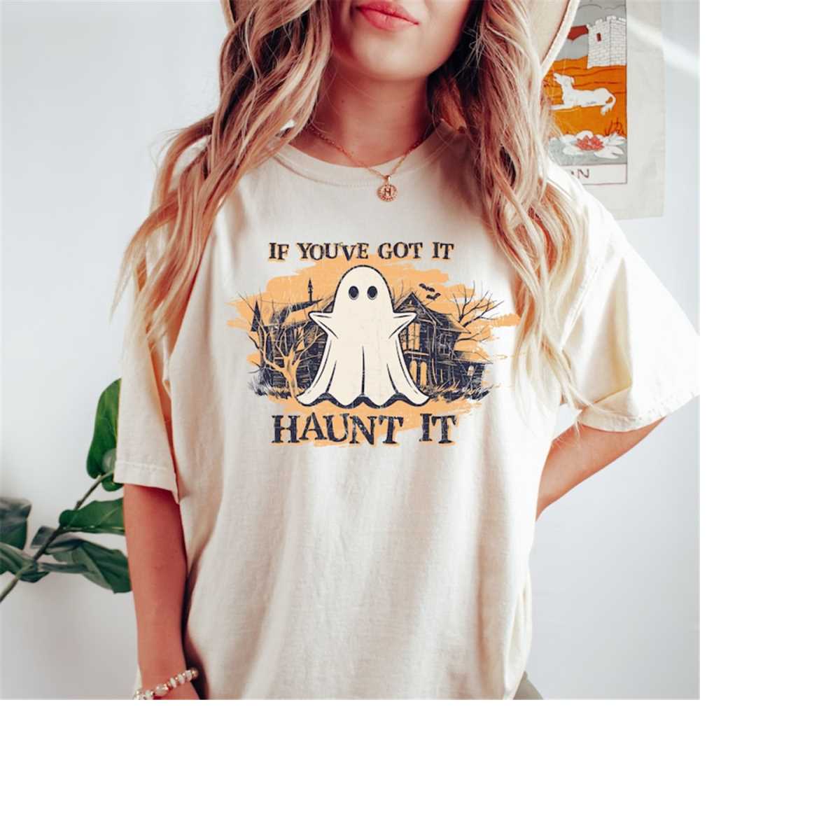 Ghost Shirt, Halloween Shirt, Retro Halloween Shirt, Womens | Inspire ...