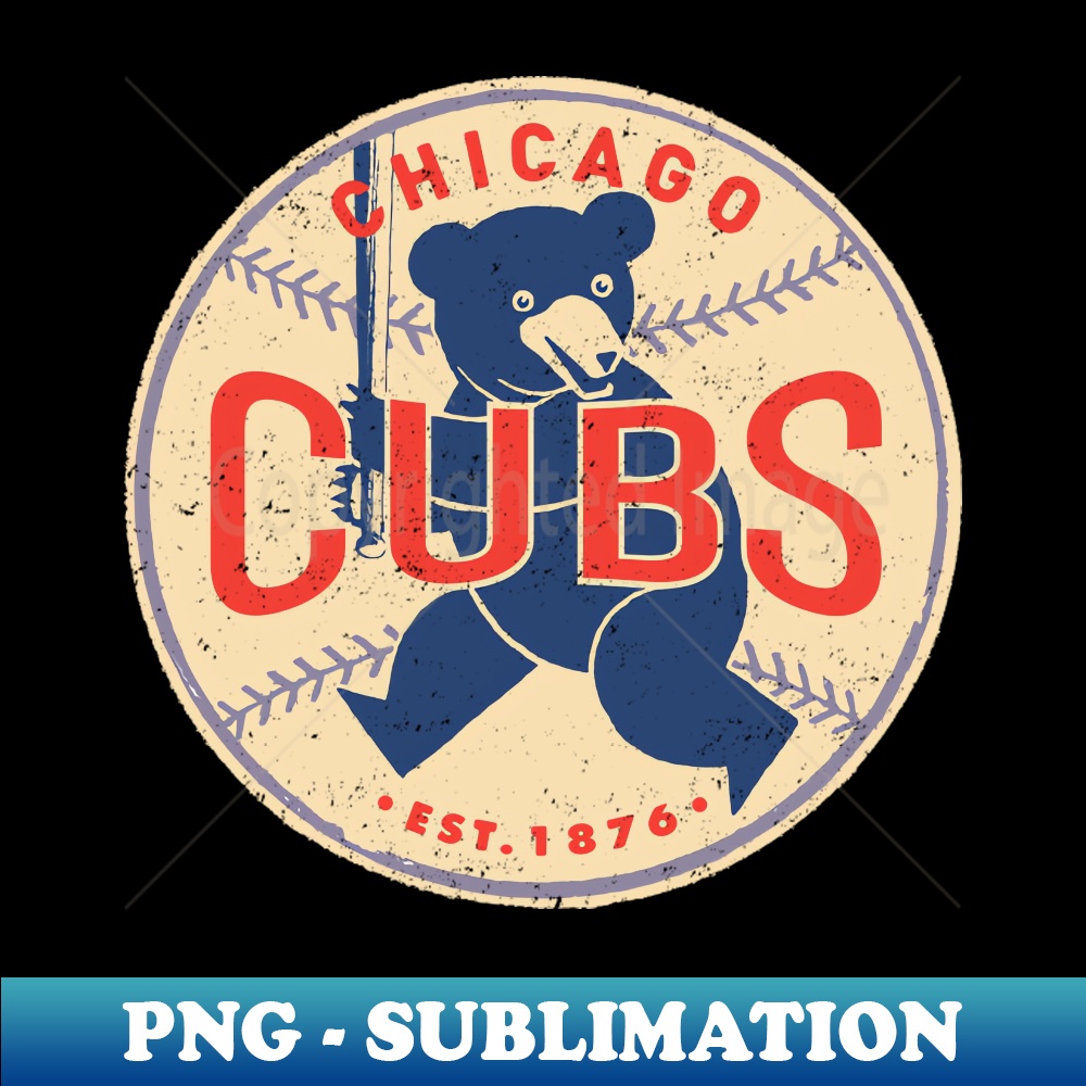 Chicago Cubs Sublimation File - Vintage Design - High-Qualit | Inspire ...