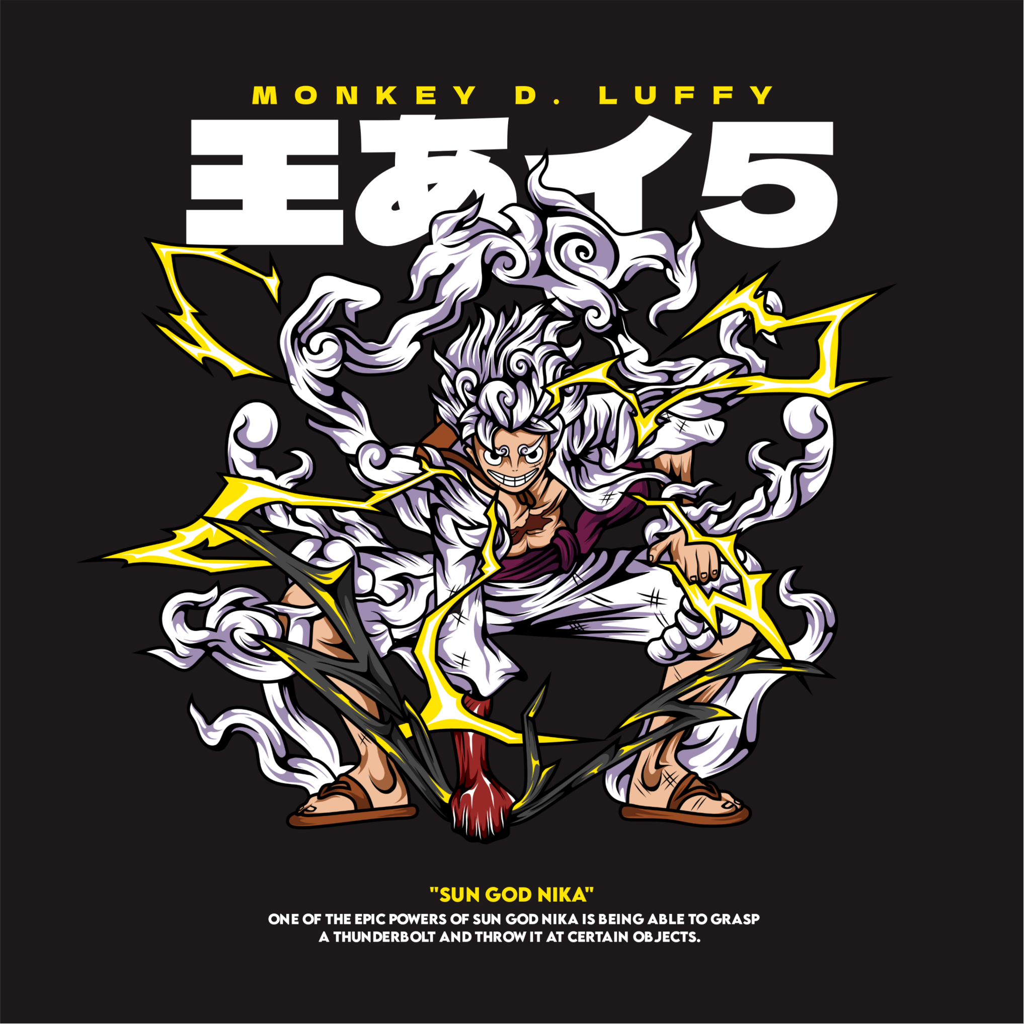 Luffy Gear 5 D | Inspire Uplift