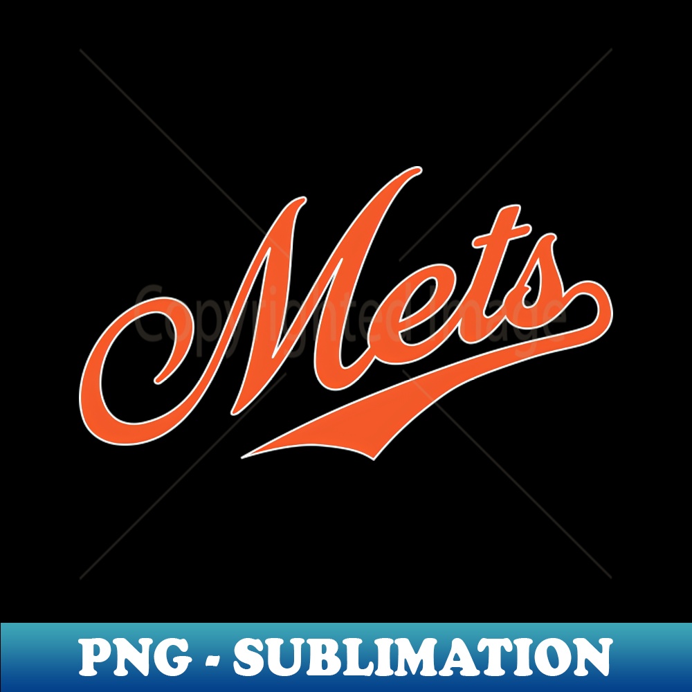 New York Mets Sublimation File - Script Logo - Instant Digit | Inspire ...