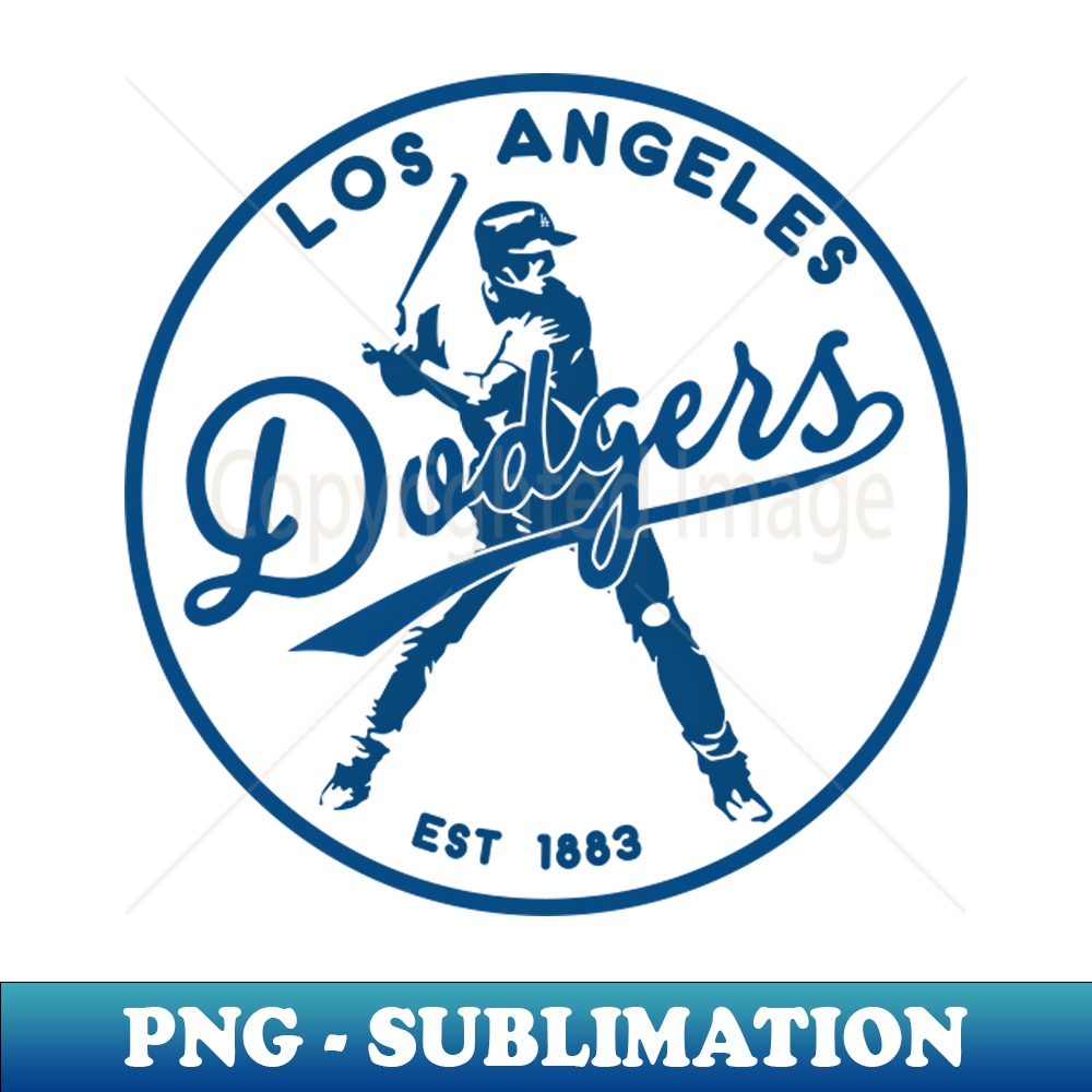 Baseball - Los Angeles Dodgers - Vintage Artwork Collection | Inspire ...
