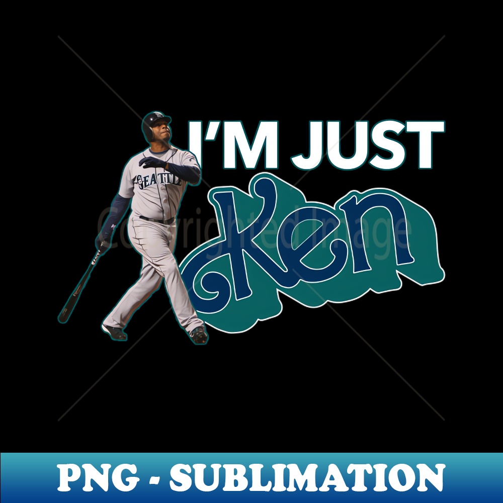Just Ken Griffey Jr - PNG Transparent Digital Download - Per | Inspire ...