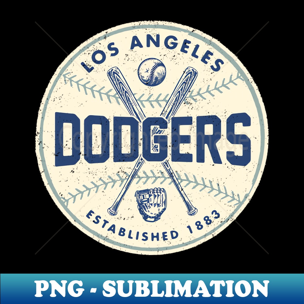 Los Angeles Dodgers Sublimation PNG Digital Download - Vinta | Inspire ...