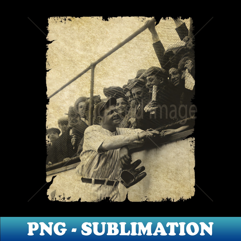 Babe Ruth PNG Transparent Digital Download - Baseball Legend | Inspire ...