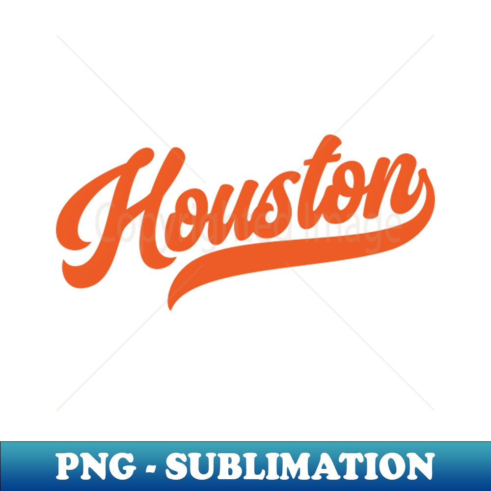 Houston Astros - Retro Logo - High-Quality Sublimation Image | Inspire ...