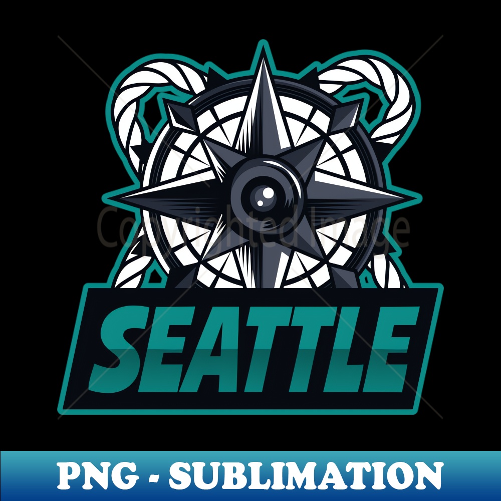 Seattle Mariners - Logo Sublimation Design - High-Quality Tr | Inspire ...