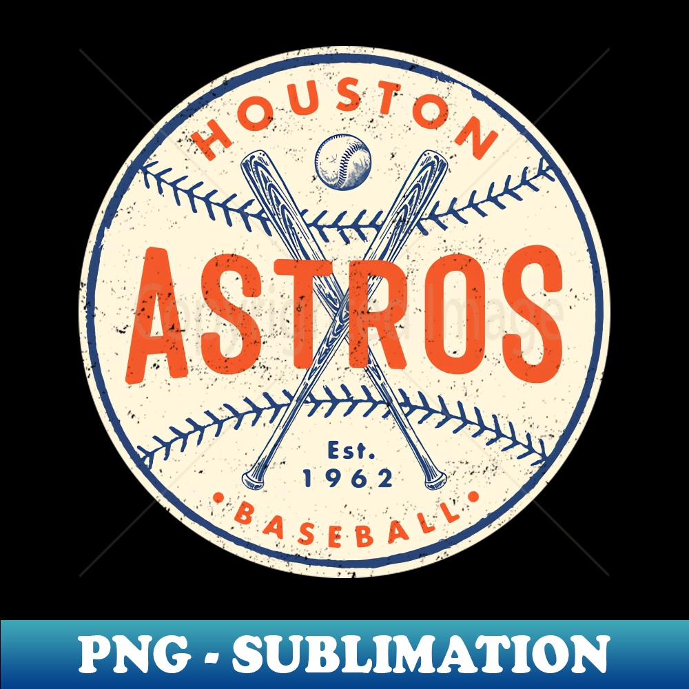 Vintage Houston Astros - Retro Logo - High-Quality Sublimati | Inspire ...