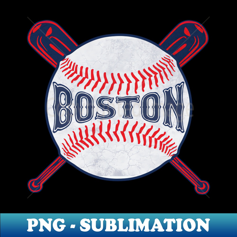 Vintage Boston Baseball - Retro Logo Design - High-Quality S | Inspire ...