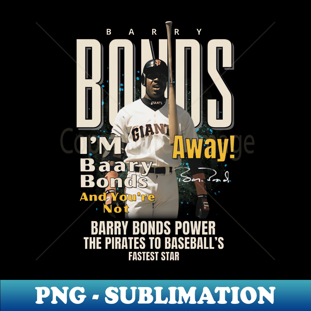 Barry Bonds Sublimation PNG - Transparent Digital Art Downlo | Inspire ...