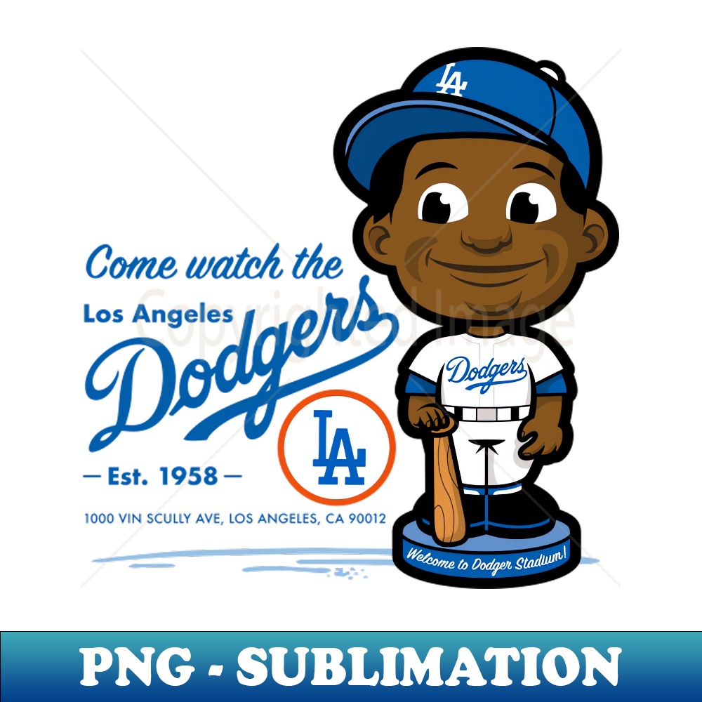 Baseball - Dodgers - High-Resolution Sublimation Design | Inspire Uplift