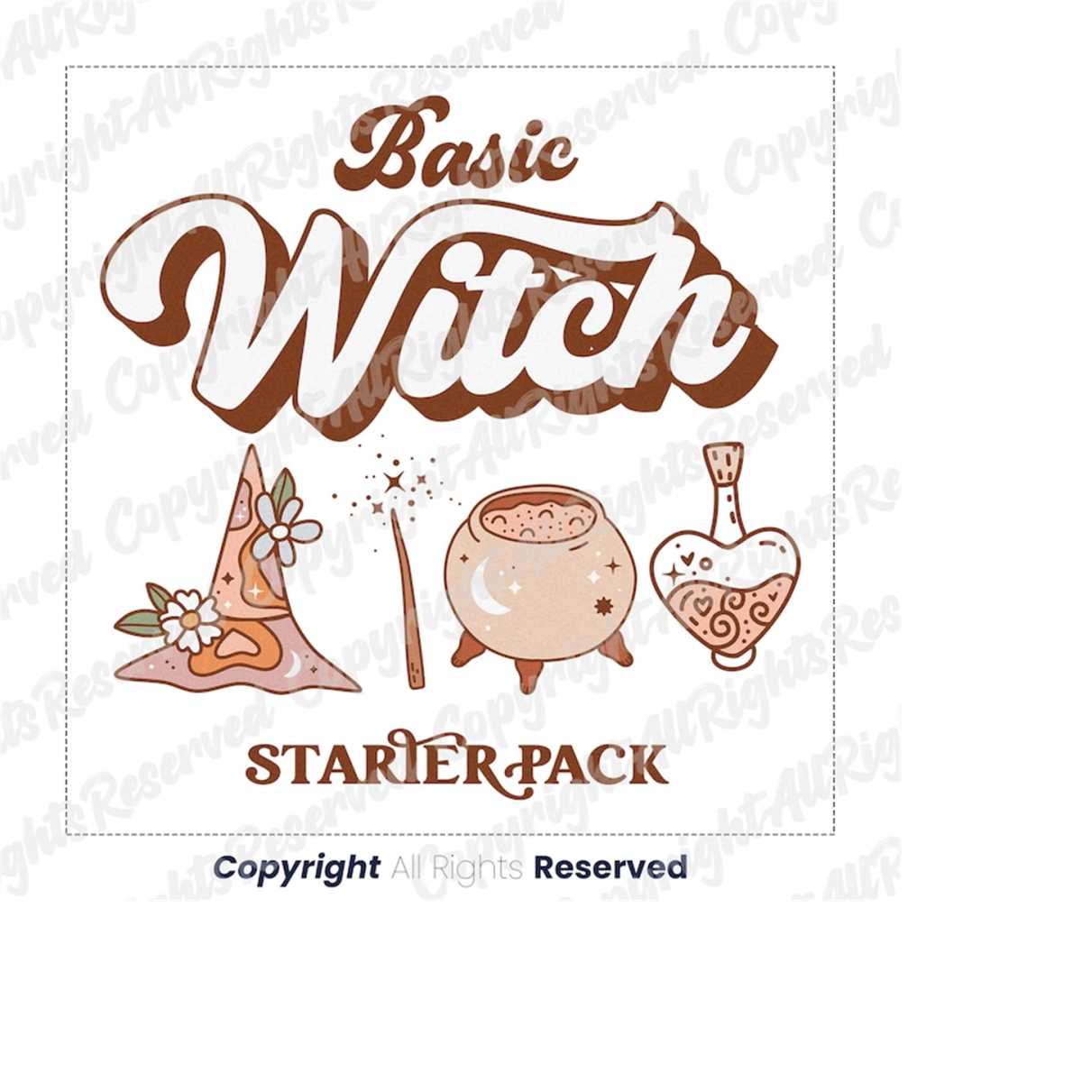 Basic Witch Starter Pack Png Halloween Sublimation Designs I | Inspire ...