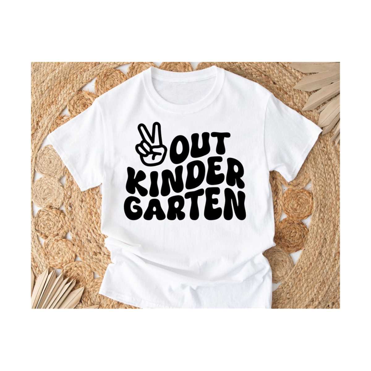 Peace Out Kindergarten svg, Last Day of Kindergarten svg, Ki - Inspire ...