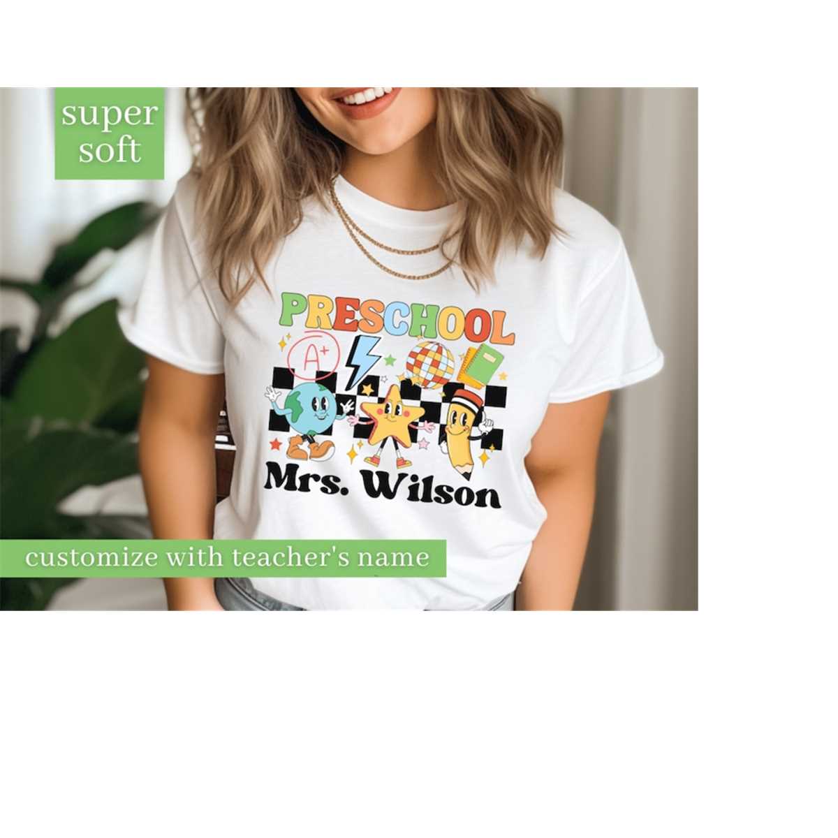Custom Preschool Teacher Shirt, Preschool Shirt For Teacher | Inspire ...
