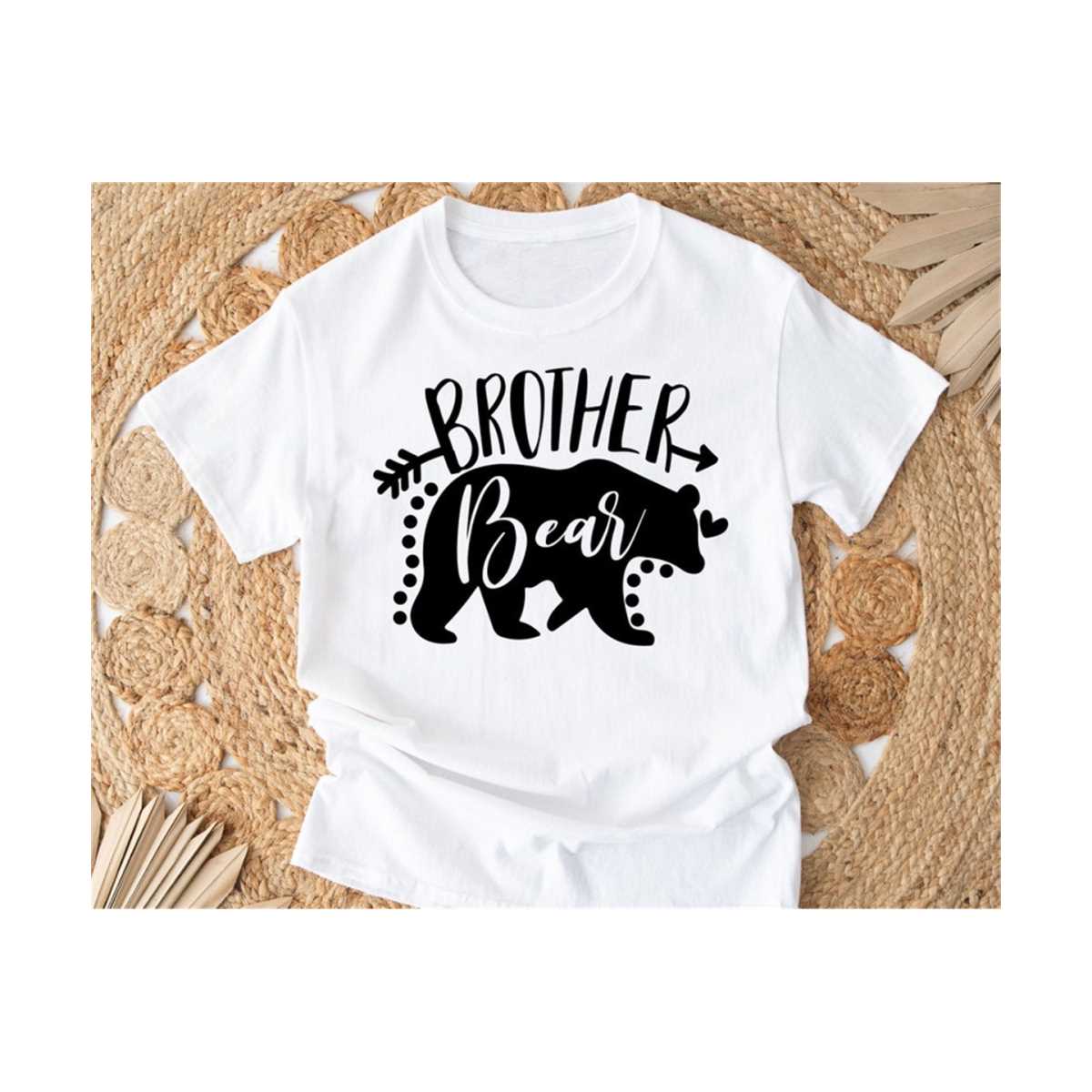 Brother Bear svg, Brother svg, Bear Family svg, Brother Shir | Inspire ...