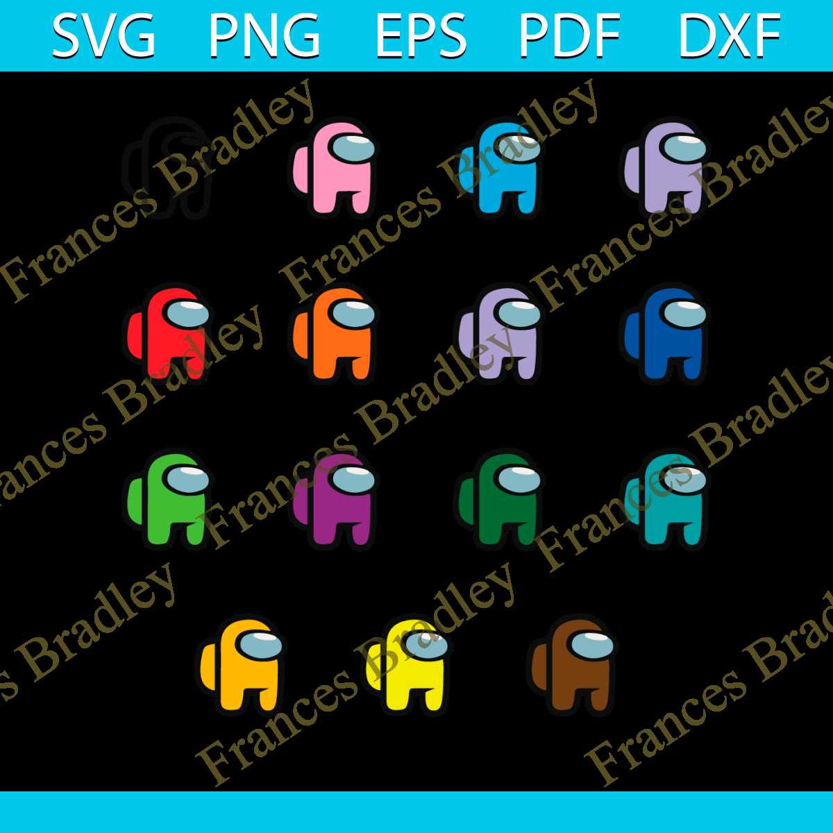 Among Us SVG, Among Us Color Svg, Among Us Layered Svg, Amon | Inspire ...