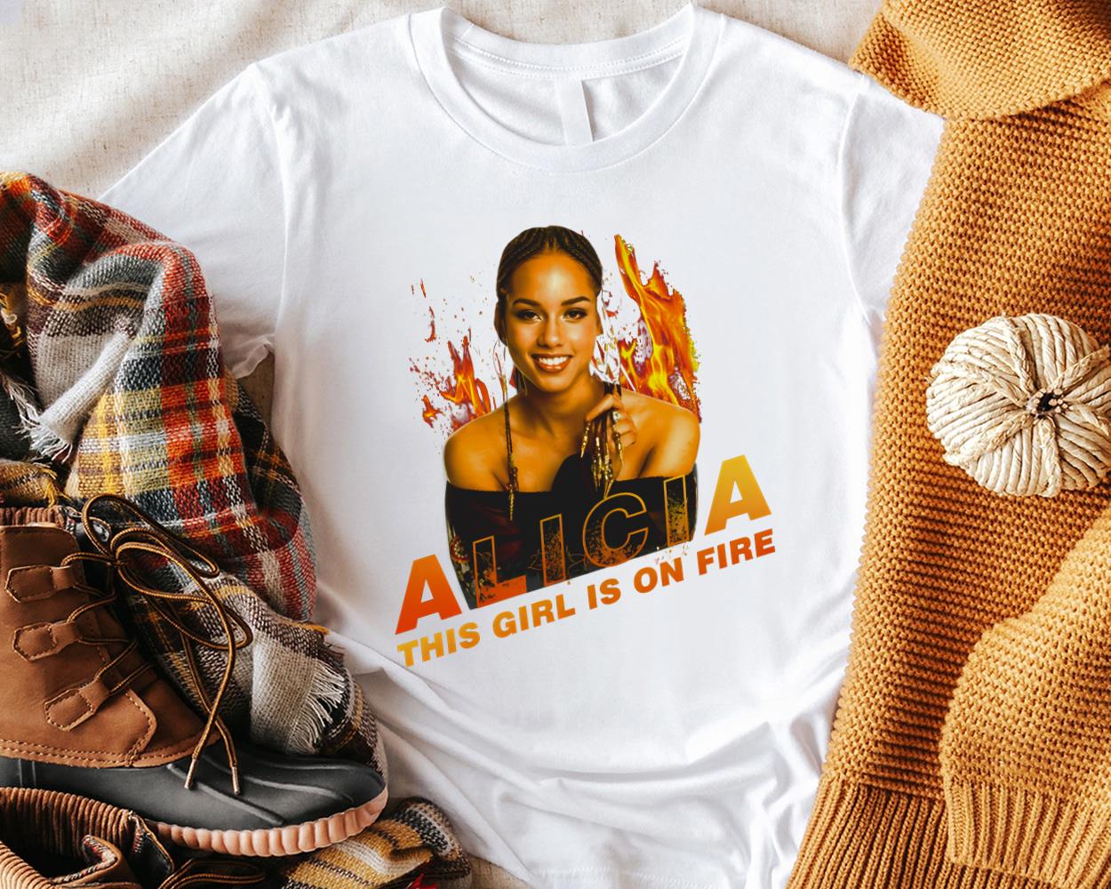 This Girl is On Fire Alicia Keys Fan Lover Gift Idea For Men | Inspire ...