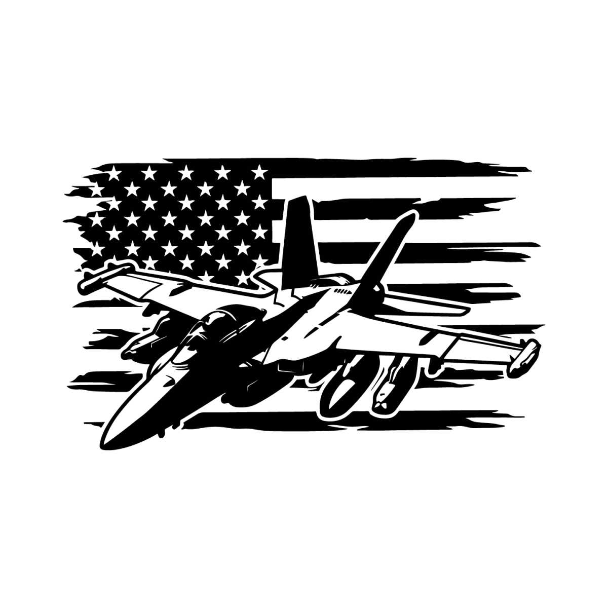 US Fighter Jet SVG | Inspire Uplift