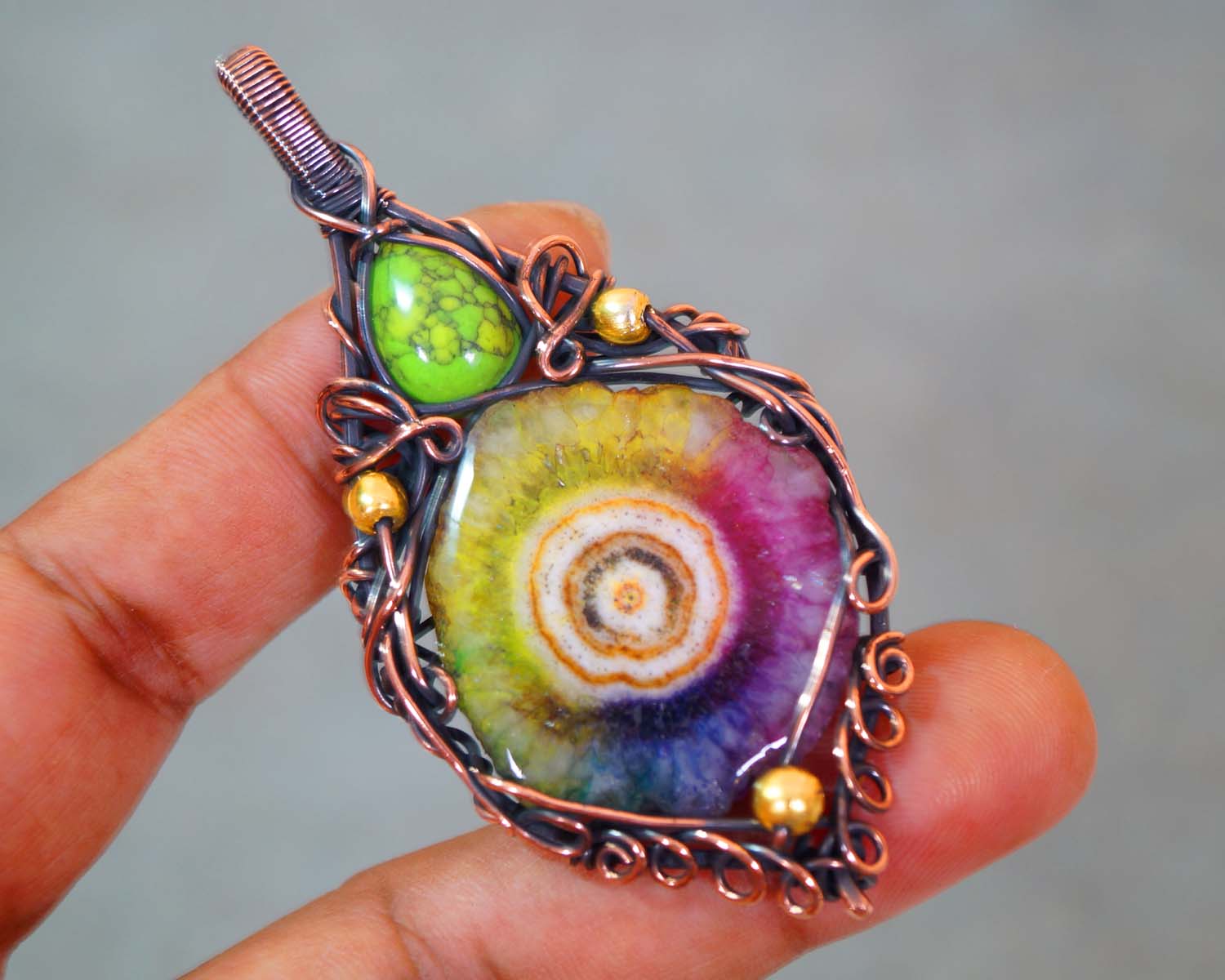 Wire Wrap Pendant | Inspire Uplift
