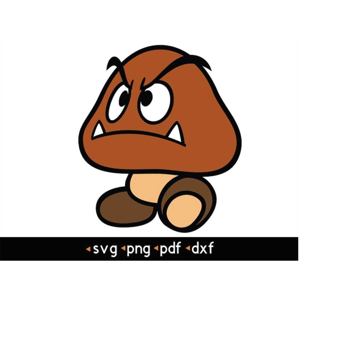 Goomba- 3 svg, png, pdf, dxf | Inspire Uplift