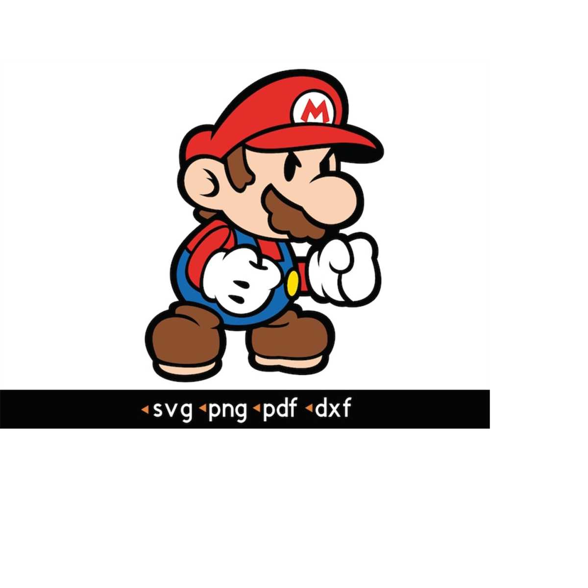 Paper Mario- 2 svg, png, pdf, dxf - Inspire Uplift