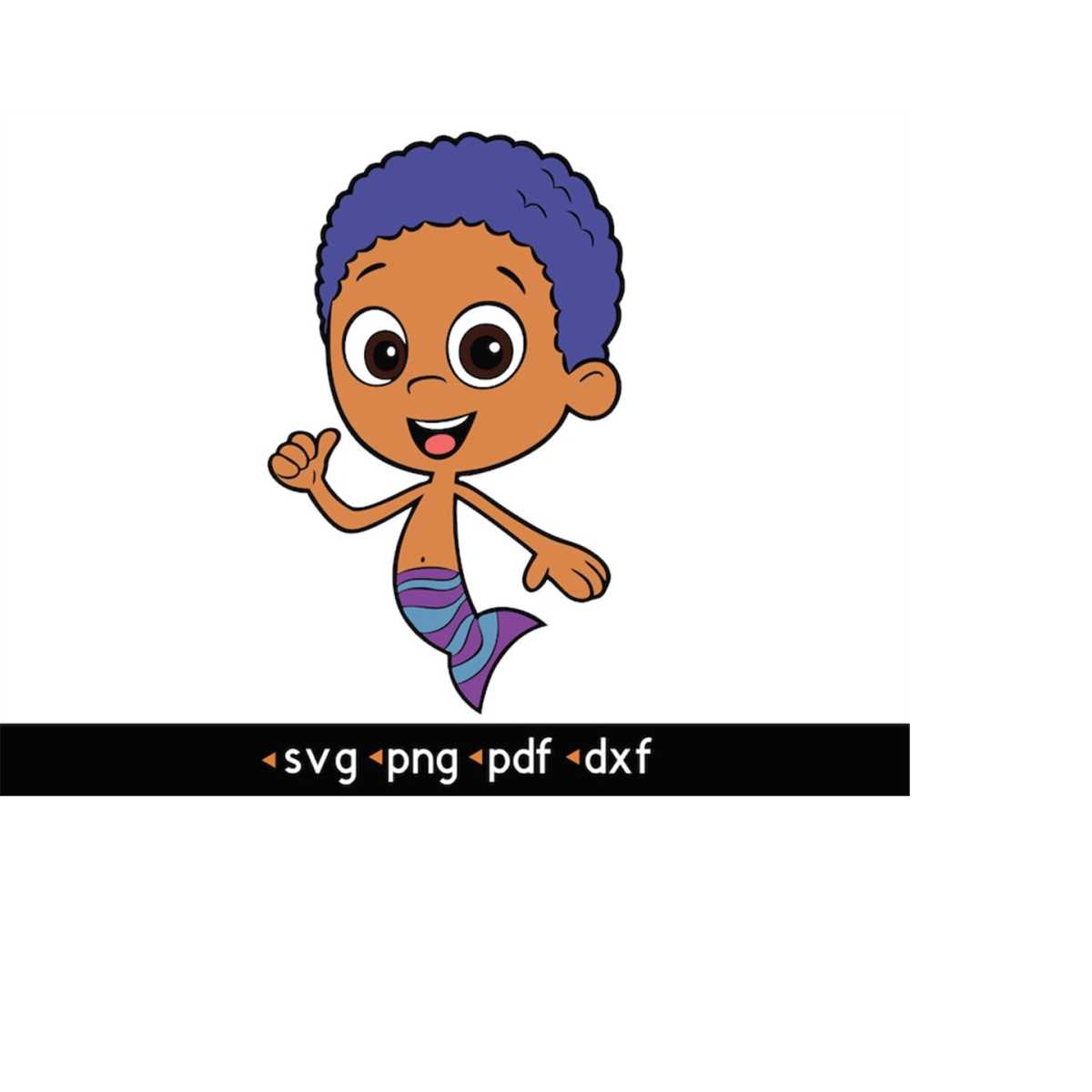 Bubble Guppies (Goby)- 1 svg, png, pdf, dxf | Inspire Uplift