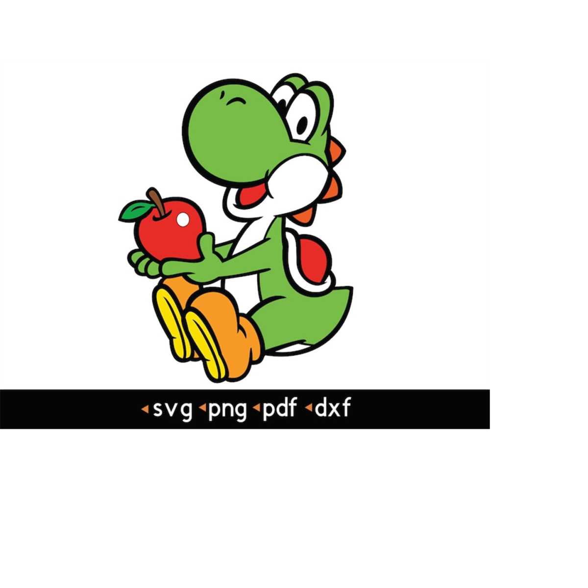 Yoshi- 4 svg, png, pdf, dxf | Inspire Uplift