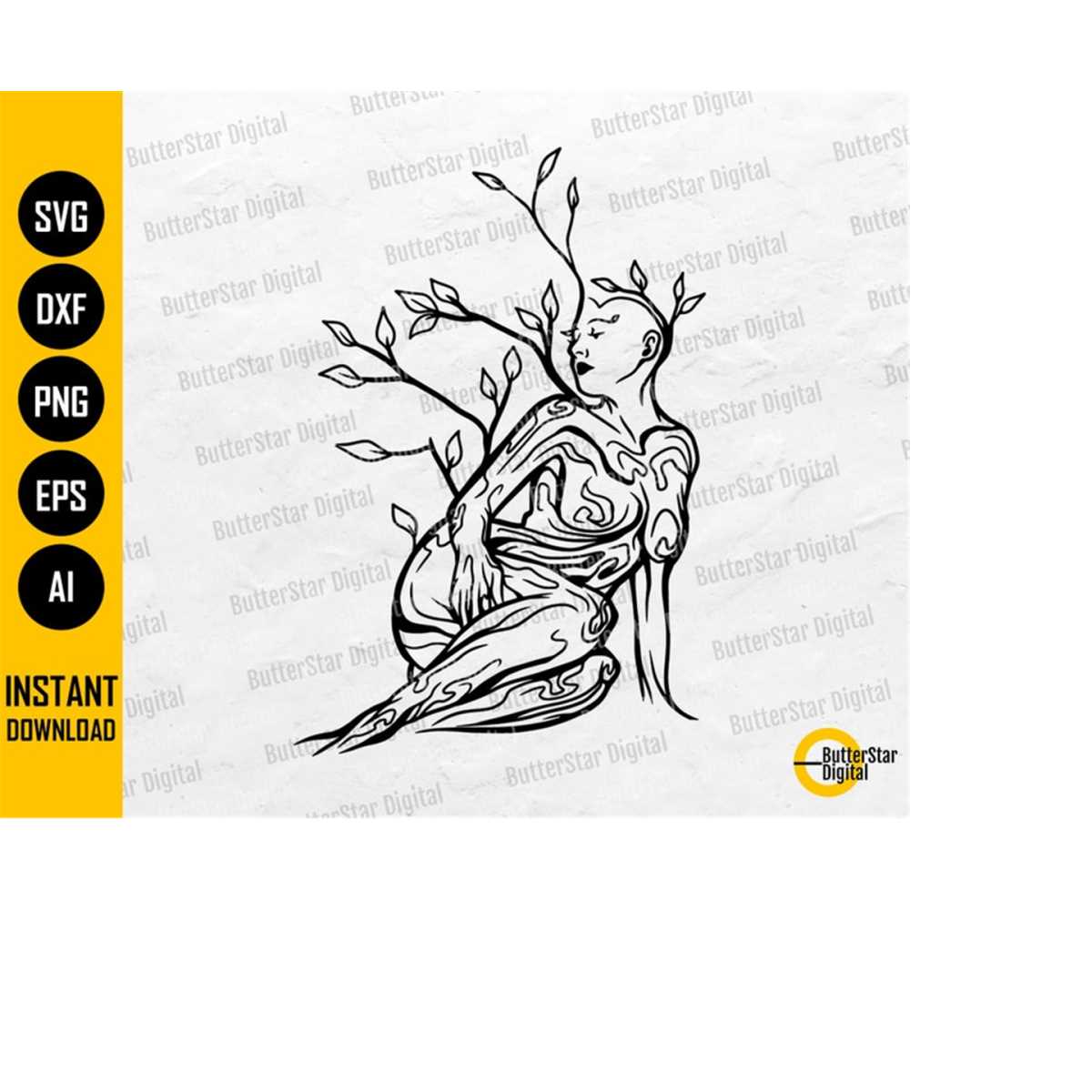 Lady Tree SVG | Women Empowerment SVG | Woman SVG | Cricut S | Inspire ...