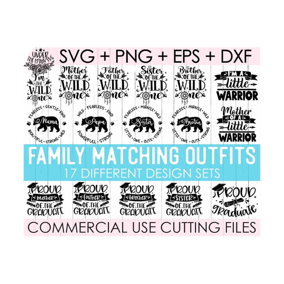 Family Matching Outfits Svg Bundle, Family Svg, Matching Svg | Inspire ...