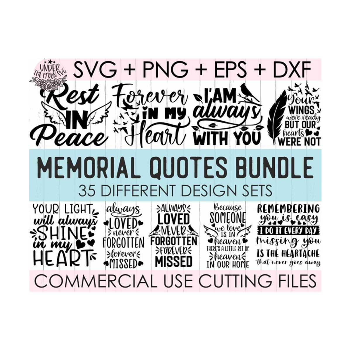 Big Memorial Svg Bundle,35 Memorial Quotes Svg,Cardinal Svg, | Inspire ...