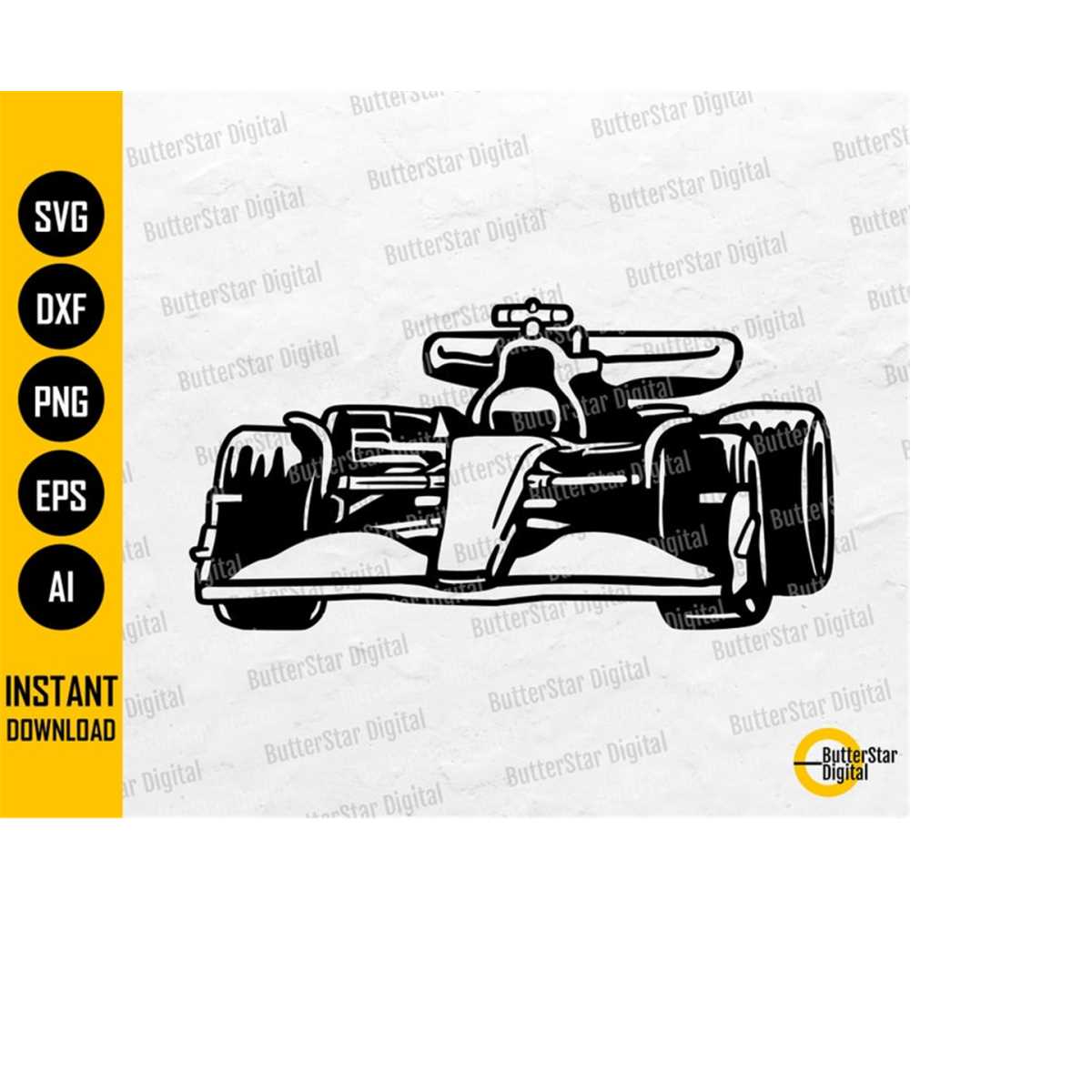 Auto Racer SVG | Race Car SVG | Indy Racing Circuit Vehicle | Inspire ...