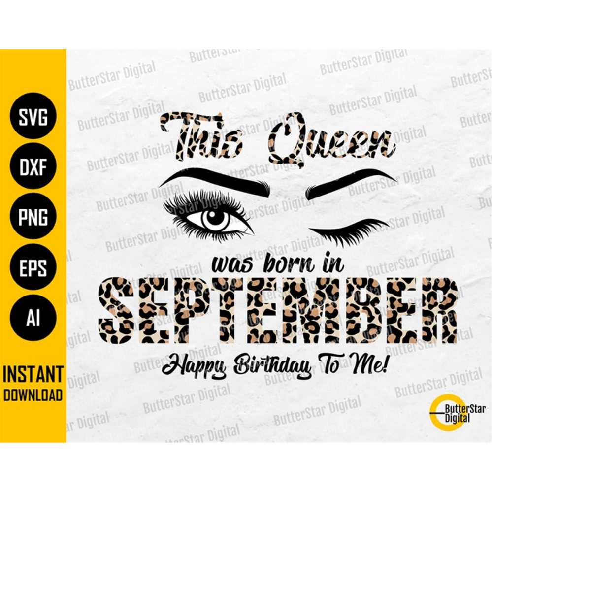 September Girl SVG | This Queen SVG | Women Born In Septembe | Inspire ...