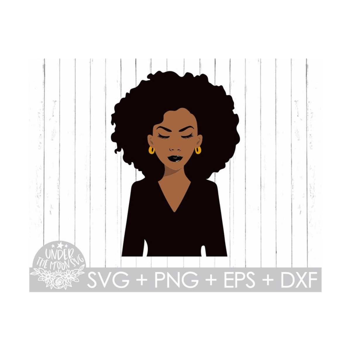 Afro Svg,Natural Hair Svg Natural,Afro Woman Svg, African Sv | Inspire ...