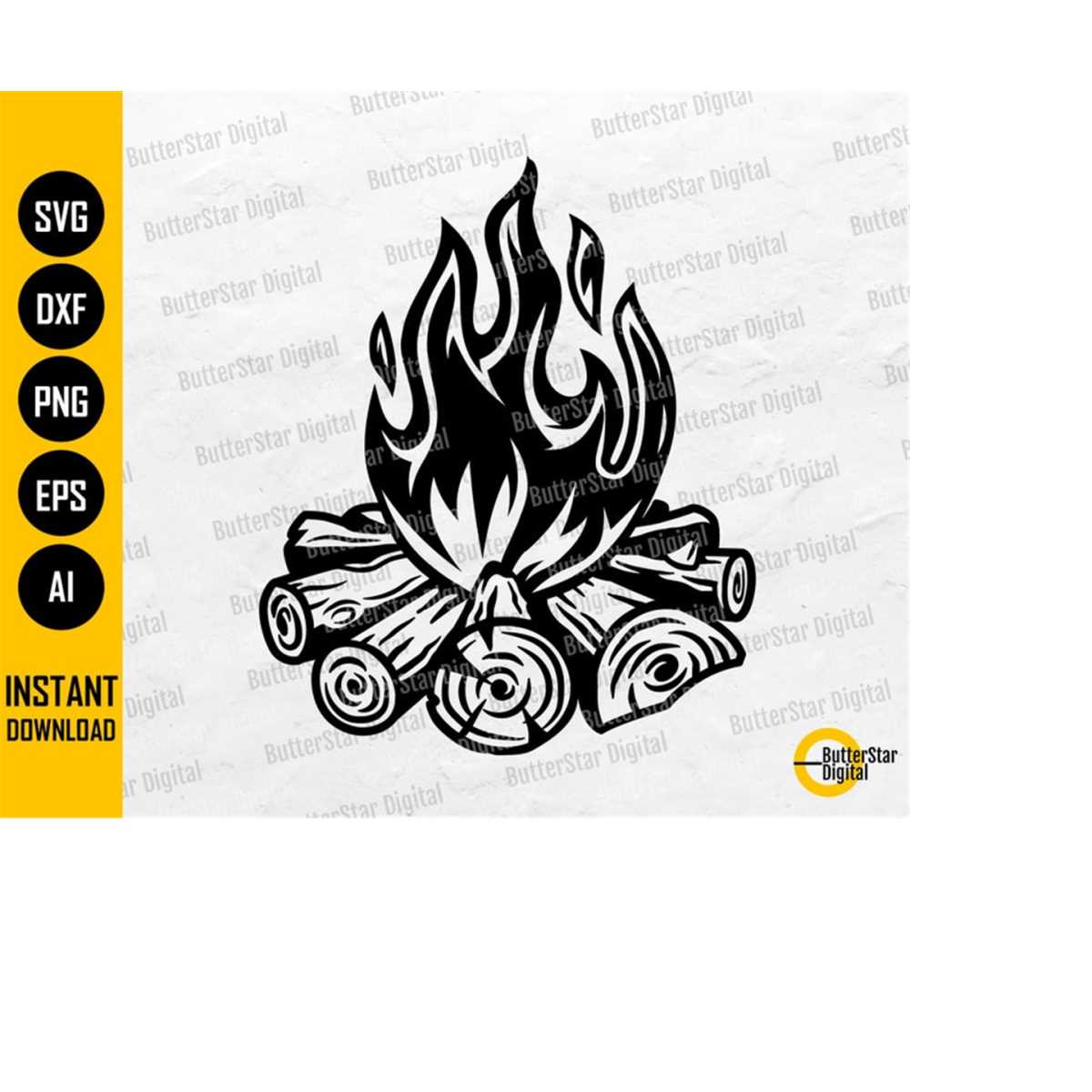 Campfire SVG | Camp Fire SVG | Bonfire SVG | Cold Summer Nig - Inspire ...