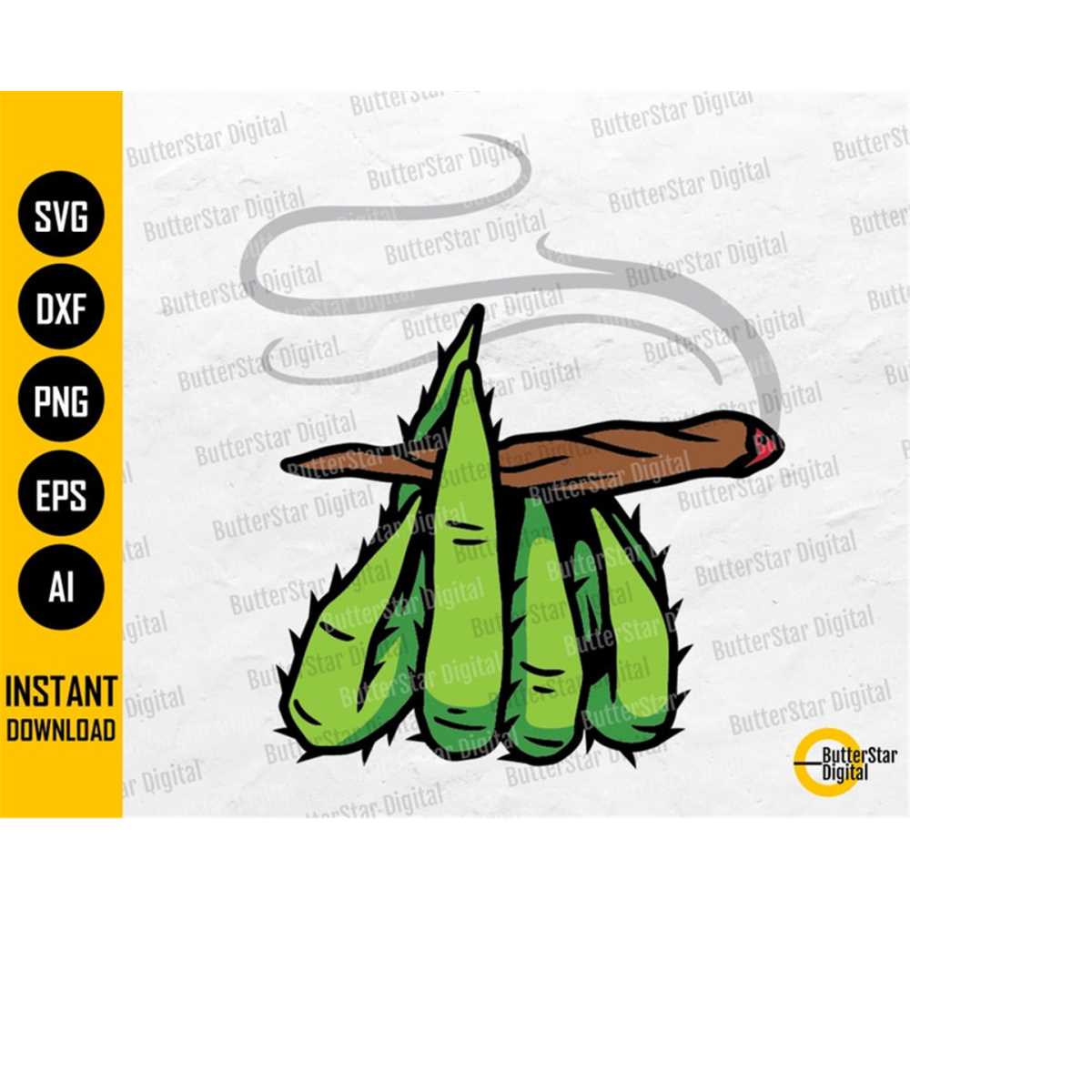 Grinch Holding Blunt SVG | Smoking Cannabis Joint SVG | Funn | Inspire ...