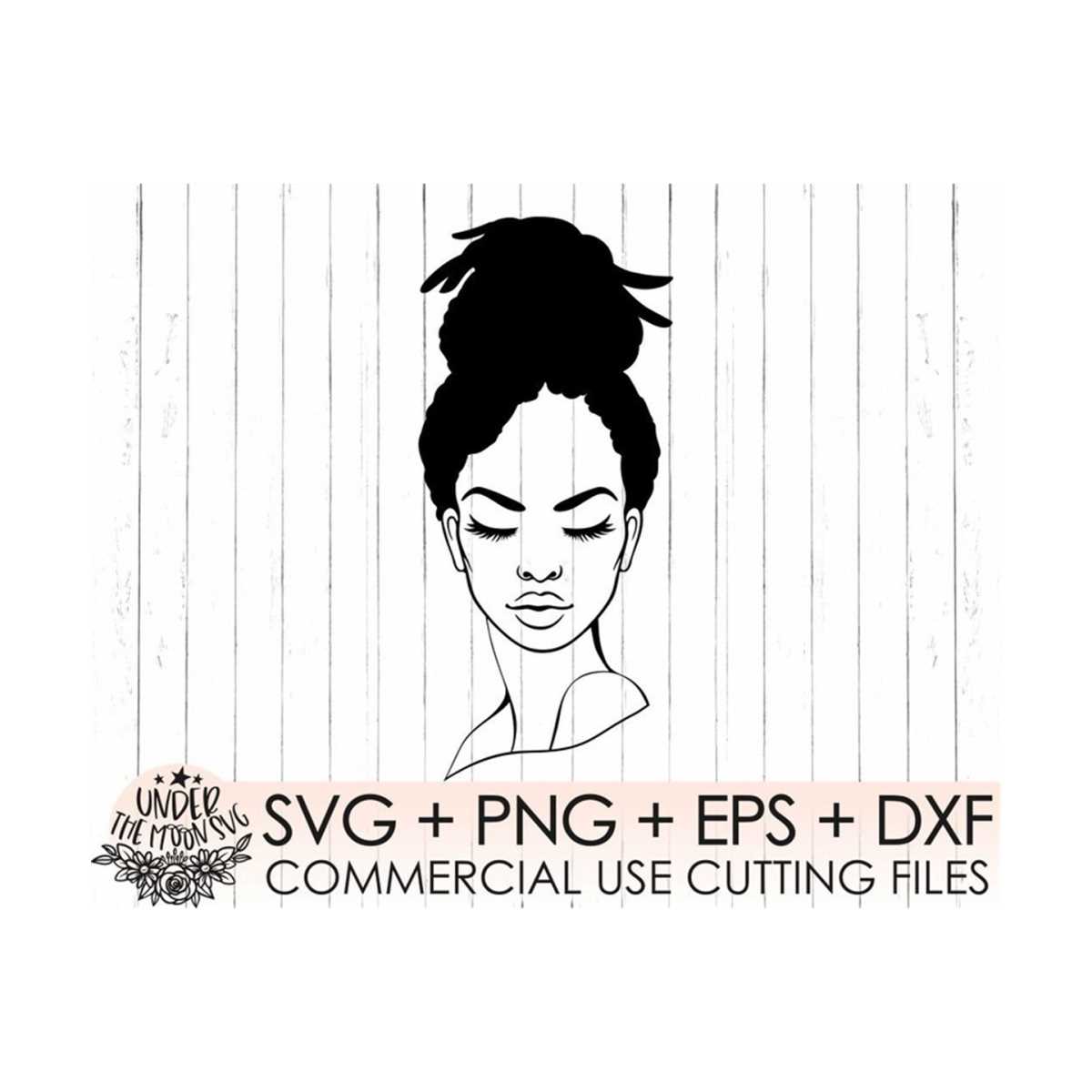 Natural Afro Woman Svg,Afro Svg, Natural Hair Svg,African Sv | Inspire ...