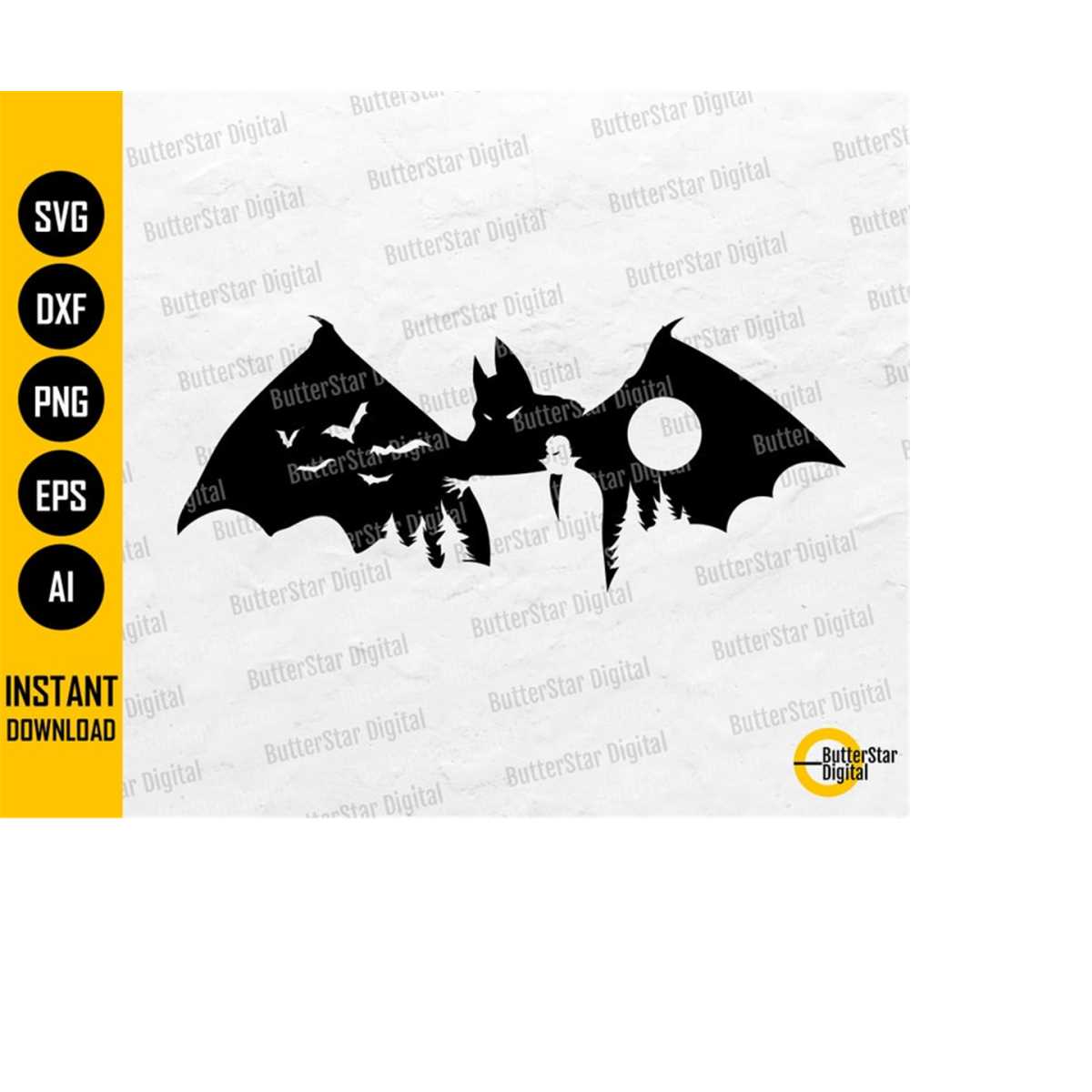 Vampire SVG | Horror SVG | Halloween Decal Vinyl T-Shirt Sti | Inspire ...