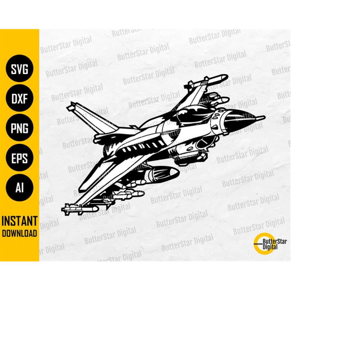 Fighter Jet SVG | Air Force SVG | Army Military Combat Aircr | Inspire ...