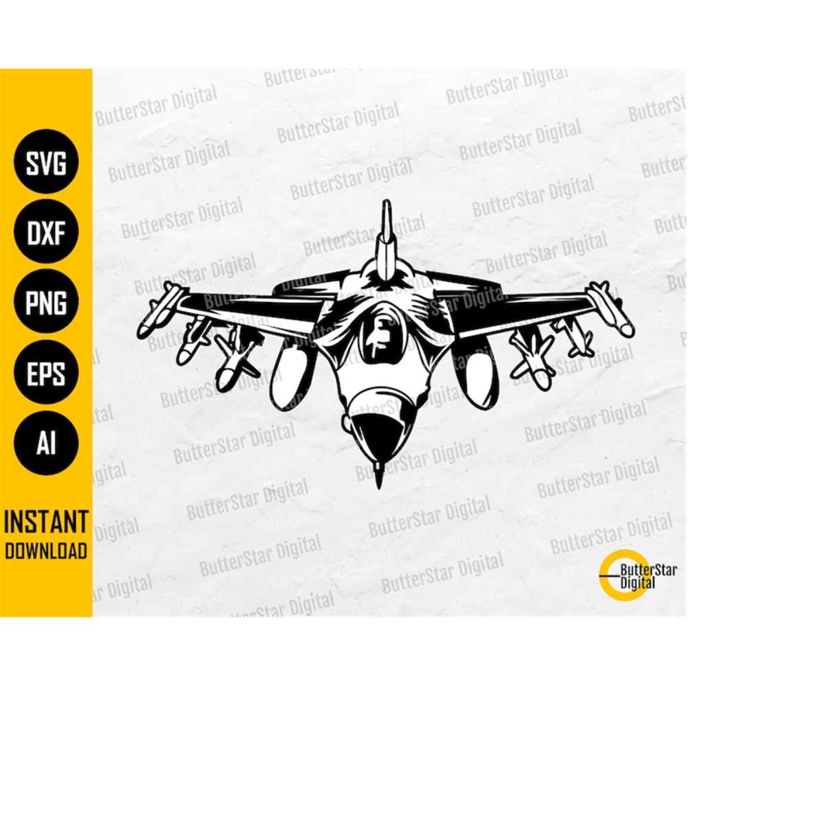 F-16 Fighter Jet SVG | Fighter Pilot SVG | Navy Military Air - Inspire ...