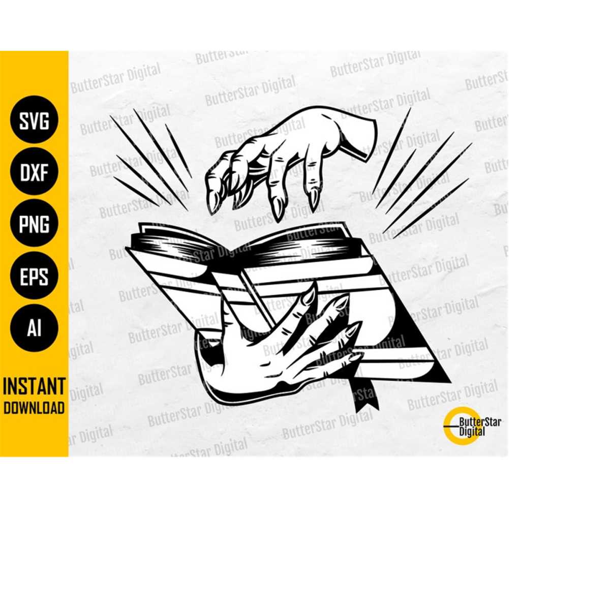 Hands Cast A Spell SVG | Spell Book SVG | Magical SVG | Dark | Inspire ...