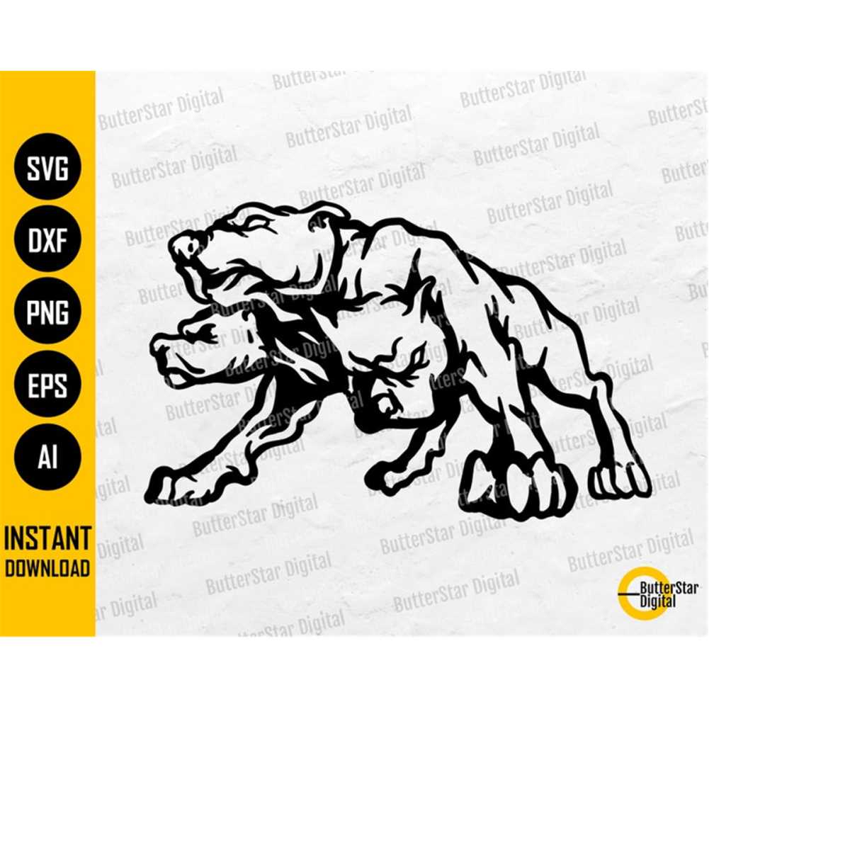 Cerberus SVG | Three Headed Dog SVG | Hound Of Hades SVG | C | Inspire ...