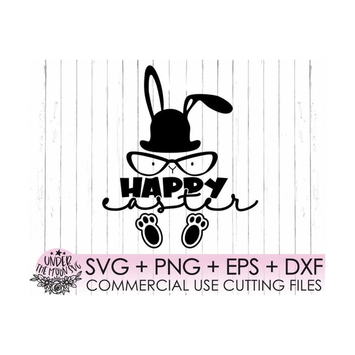 Easter Svg,Easter Bunny Face Svg,Glasses svg, Easter bunny s | Inspire ...