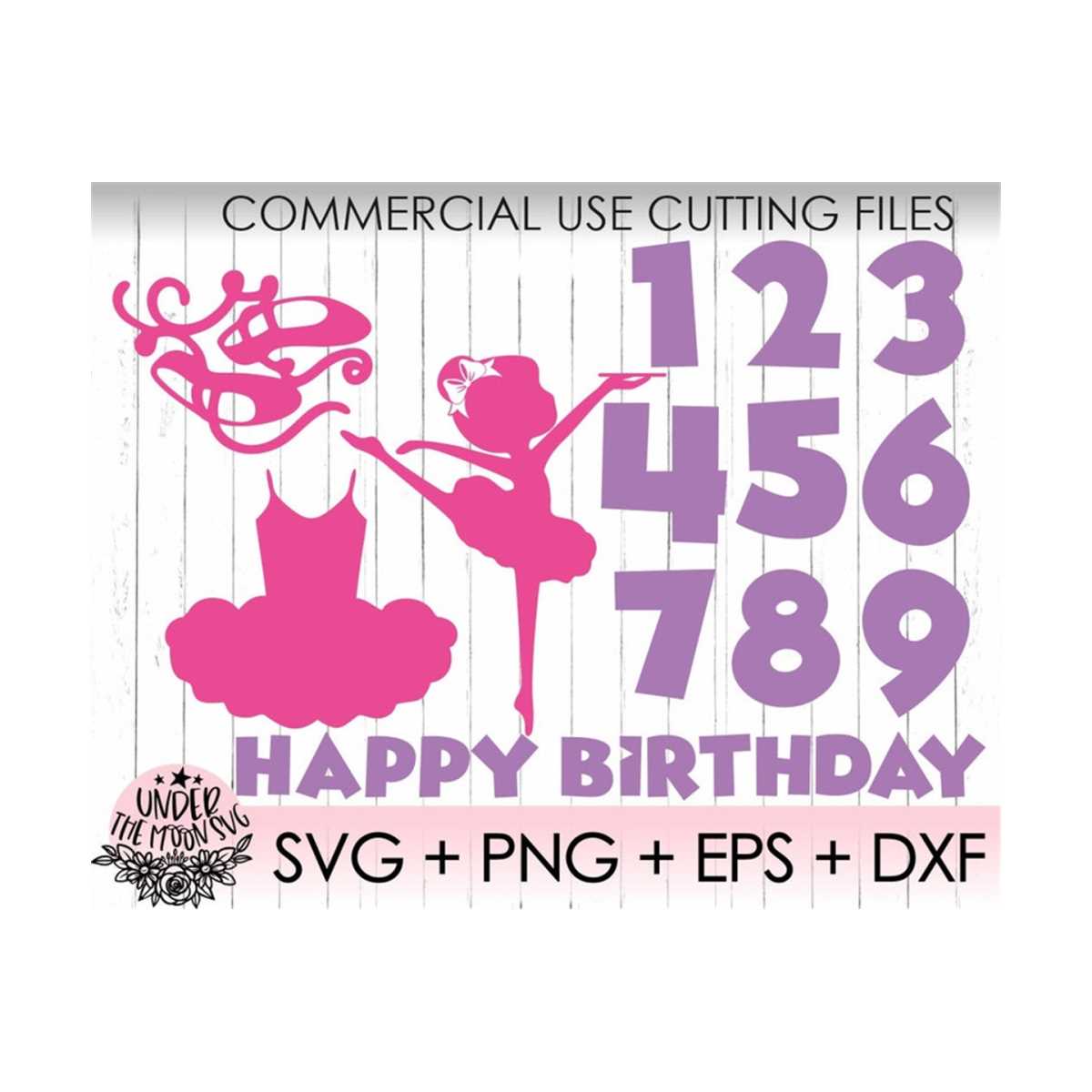 Ballet Dancer Birhday SVG Bundle / Ballet dancer SVG / Balla | Inspire ...