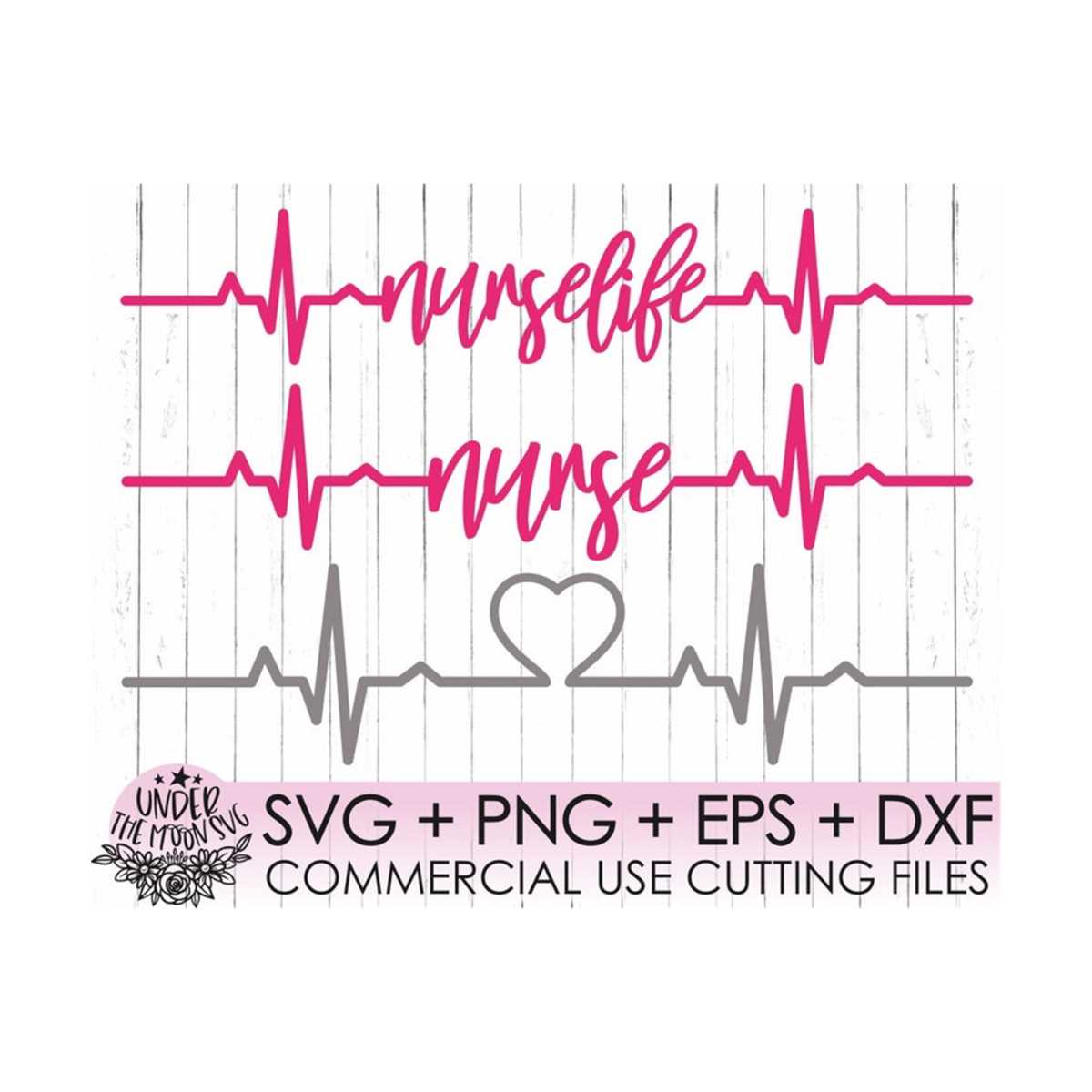 Nurse SVG / Heartbeat SVG / RN Svg Files / Nurselife Svg Fil | Inspire ...