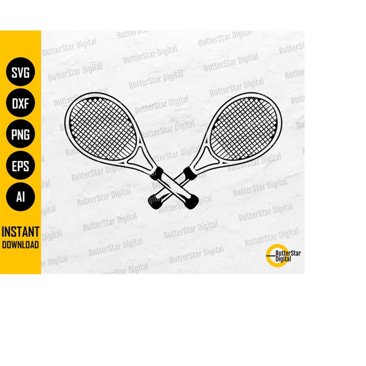 Crossed Tennis Rackets SVG | Sports T-Shirt Decal Sticker Gr | Inspire ... Crossed Tennis Rackets SVG | Sports T-Shirt Decal Sticker Gr | Inspire ...