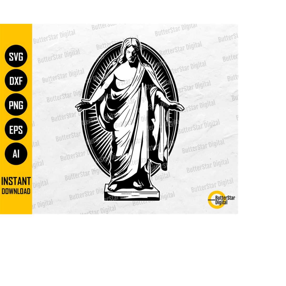 Christus SVG | Jesus Christ SVG | Religious Christian Decal - Inspire ...