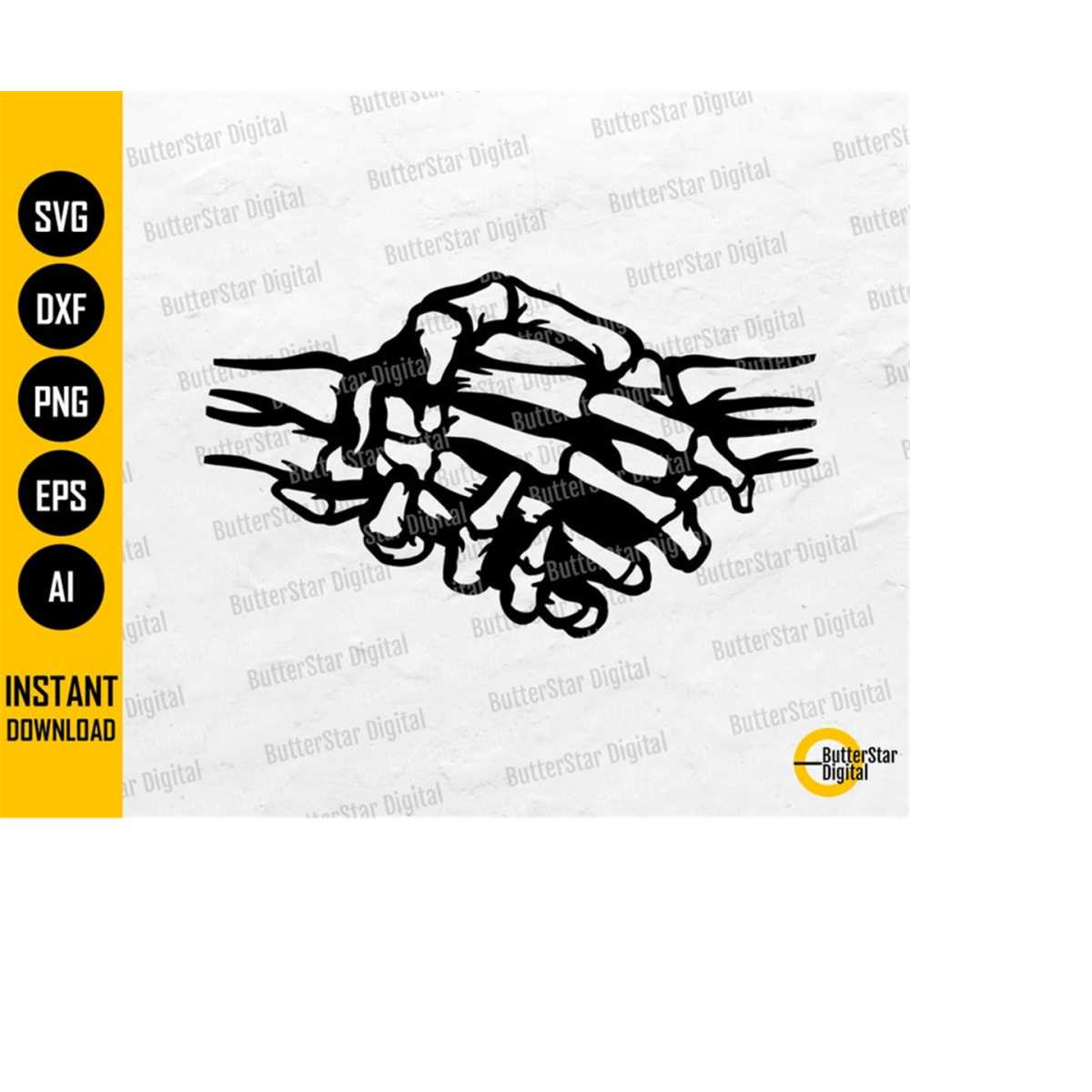 Skeleton Handshake SVG | Shake Hands SVG | Gothic T-Shirt De | Inspire ...