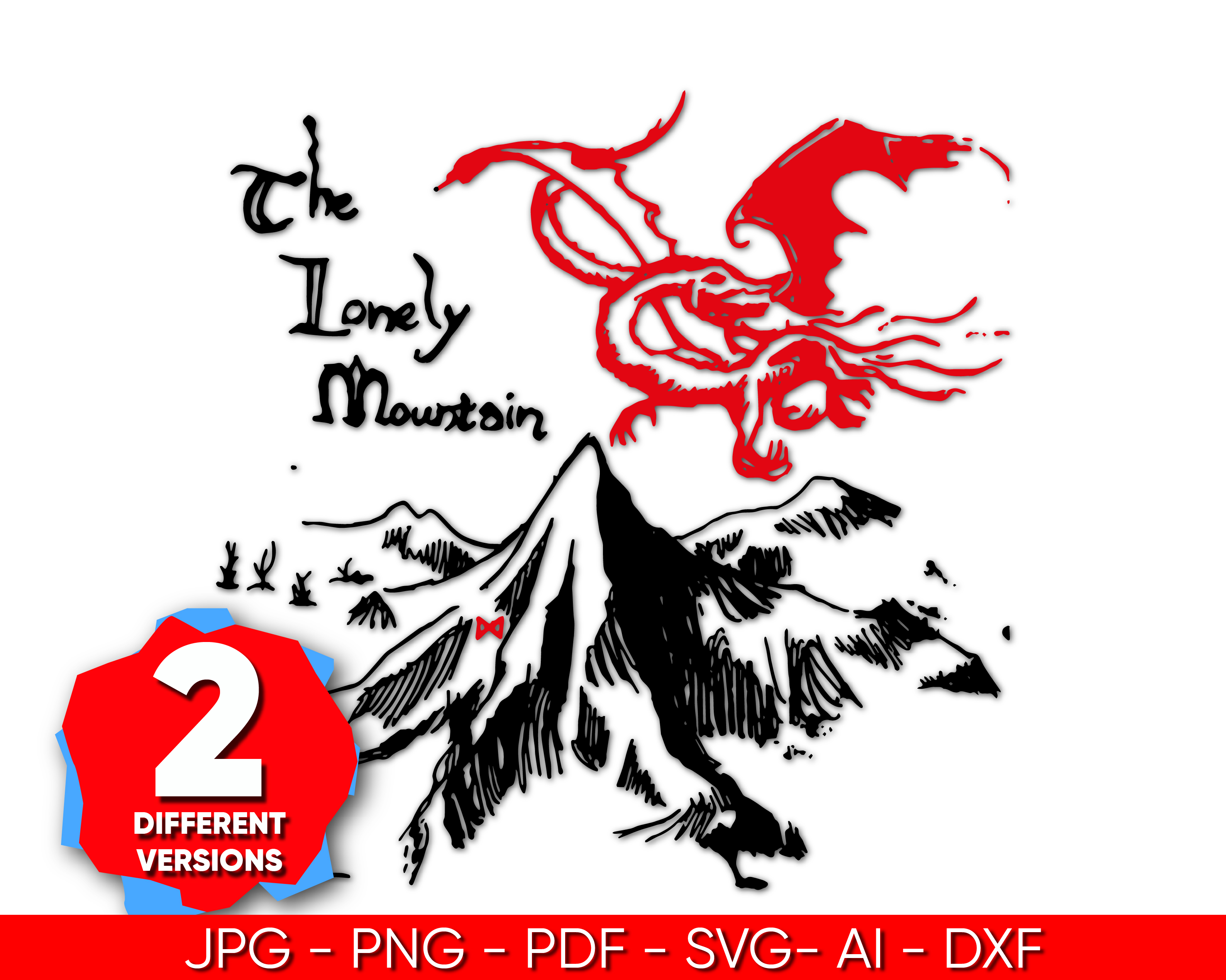 The Lord of the Rings Lonely Mountain Svg Bundle, Lord of th | Inspire ...