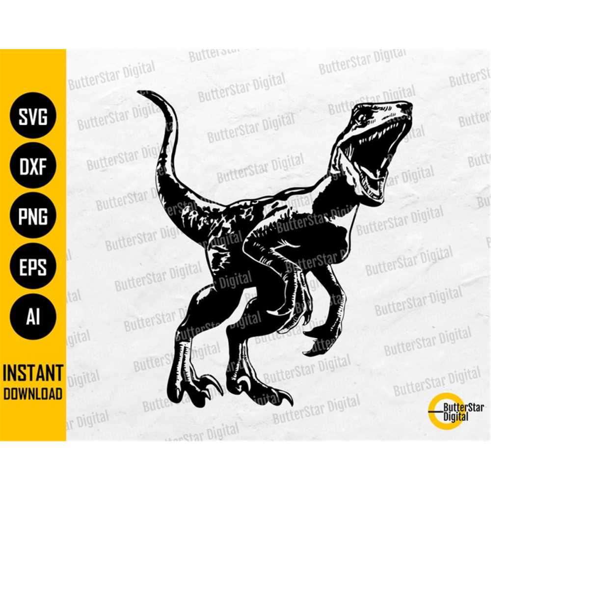 Velociraptor SVG | Dinosaur SVG | Raptor SVG | Dino Decal Sh | Inspire ...