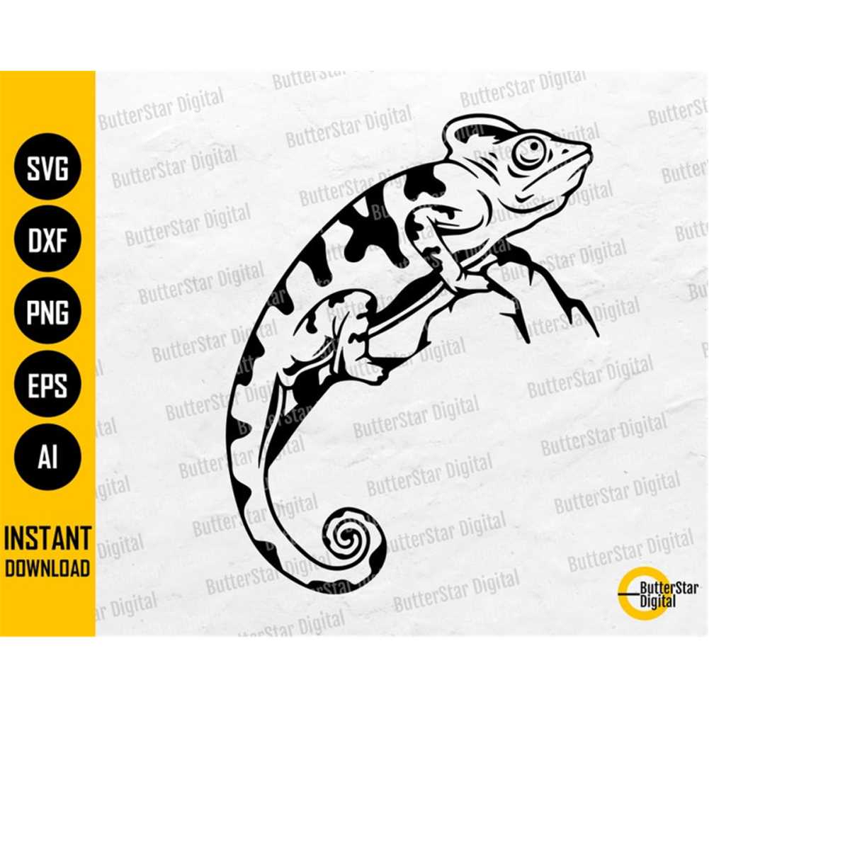 Chameleon SVG | Chamaeleons SVG | Blend Adapt Change Color | - Inspire ...