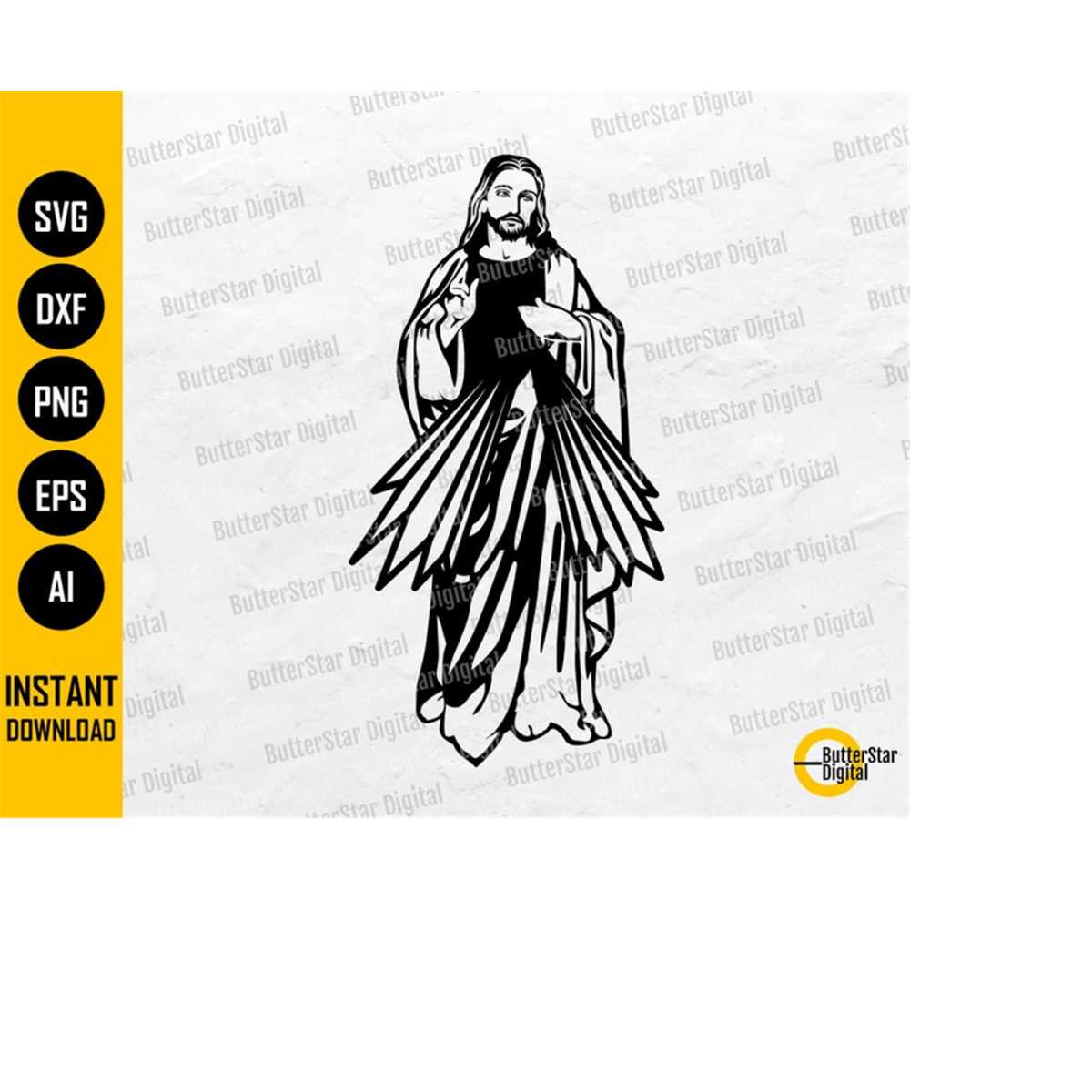 Lord Jesus SVG | Sacred Heart SVG | Religious T-Shirt Decal | Inspire ...